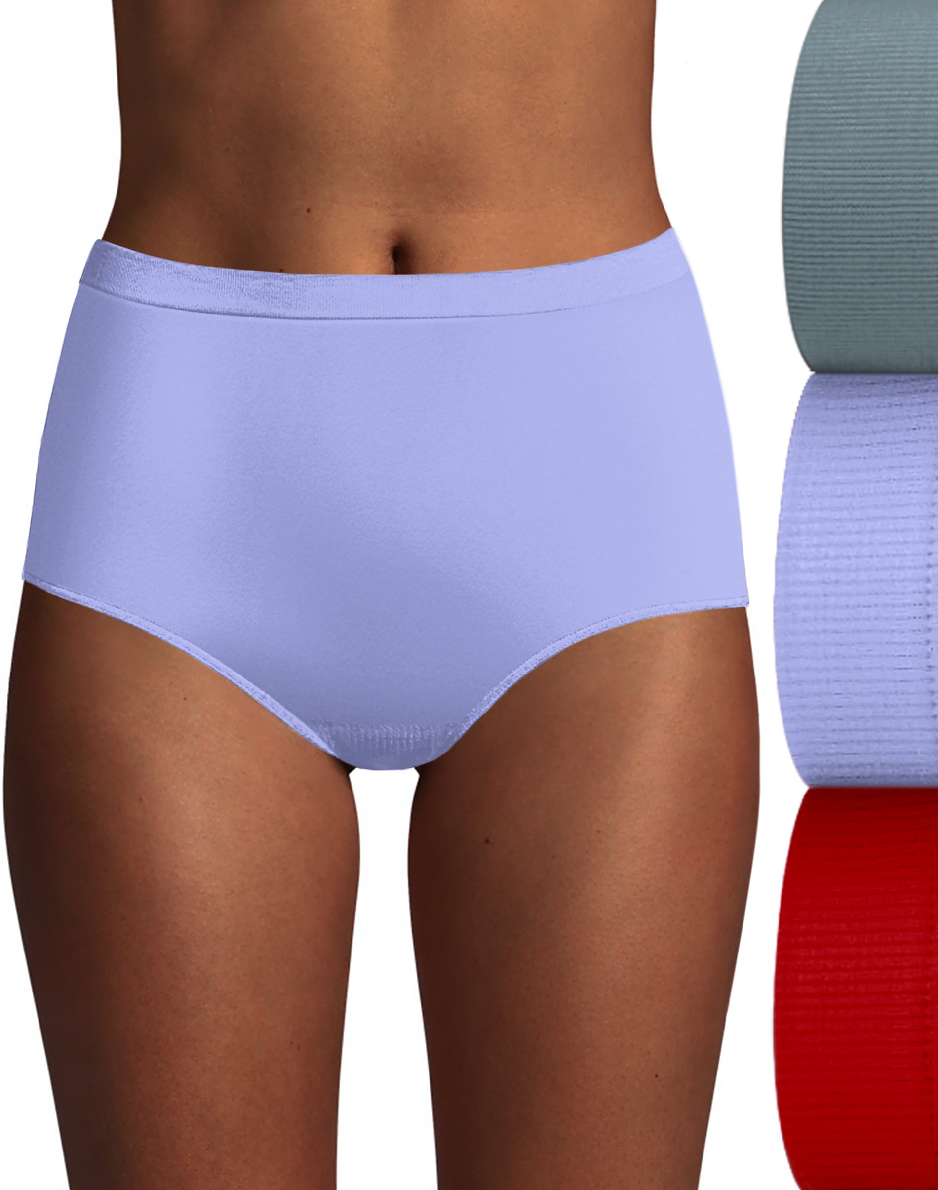 Womens Bali Dfak88 Comfort Revolution Microfiber Brief Panty 3 Pack