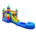 Pogo Bounce House Crossover Bounce House with Slide and Splash Pool ...