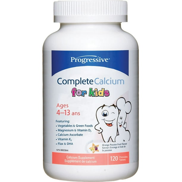 PROGRESSIVE Complete Calcium for Kids (120 chew tabs) - Walmart.ca