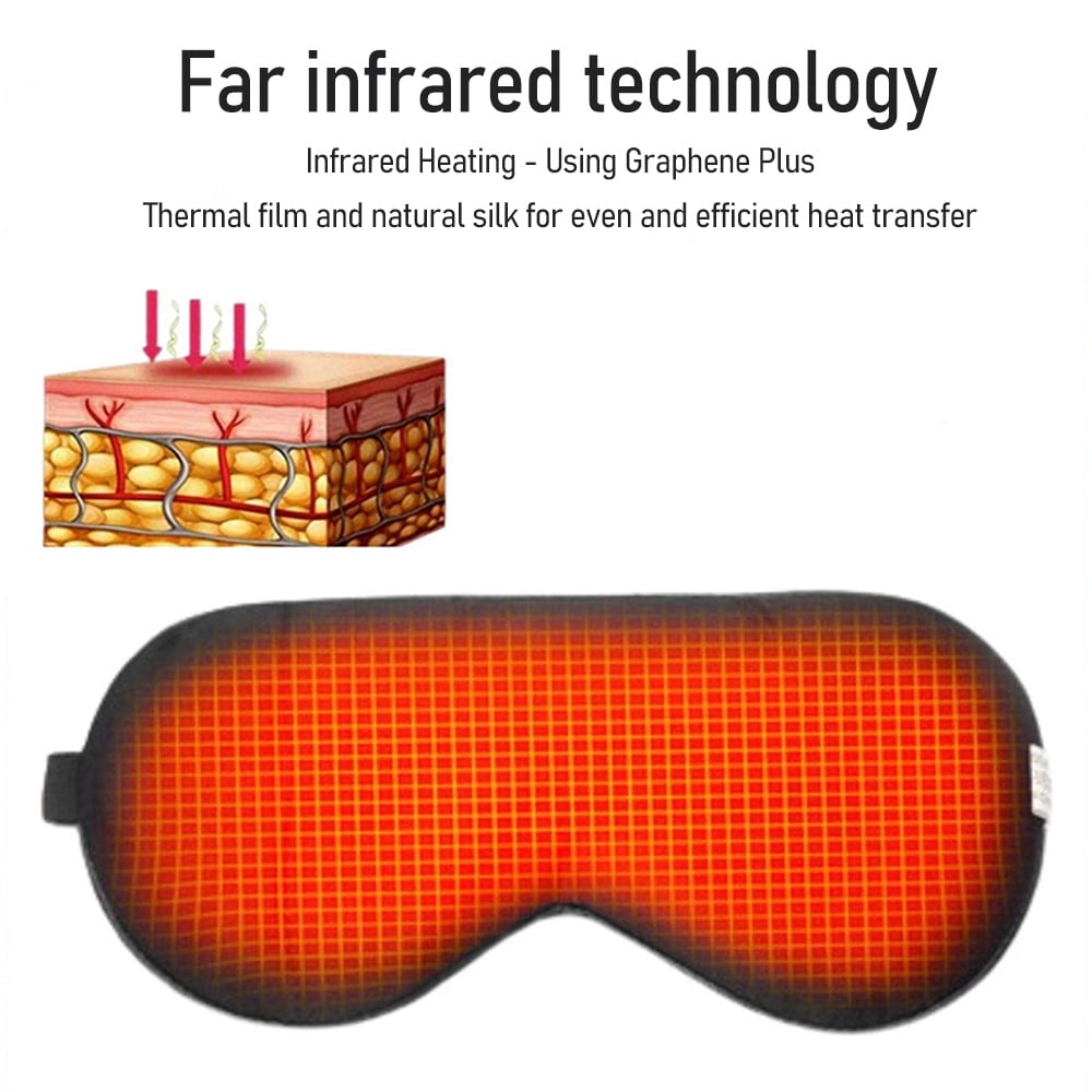 Buy Lankey Heated Eye Mask USB Eye Mask for Dry Eyes with Temperature ...