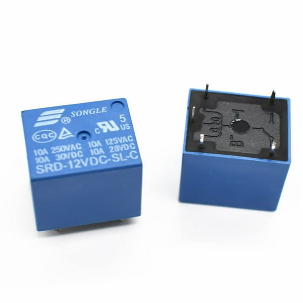 tooloflife 1/5 pcs PCB Mini Power Relay 250VAC Miniatur Power Relais ...