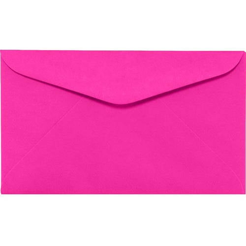 #6 1/4 Regular Envelopes (3 1/2 x 6) - Bright Fuchsia (250 Qty ...