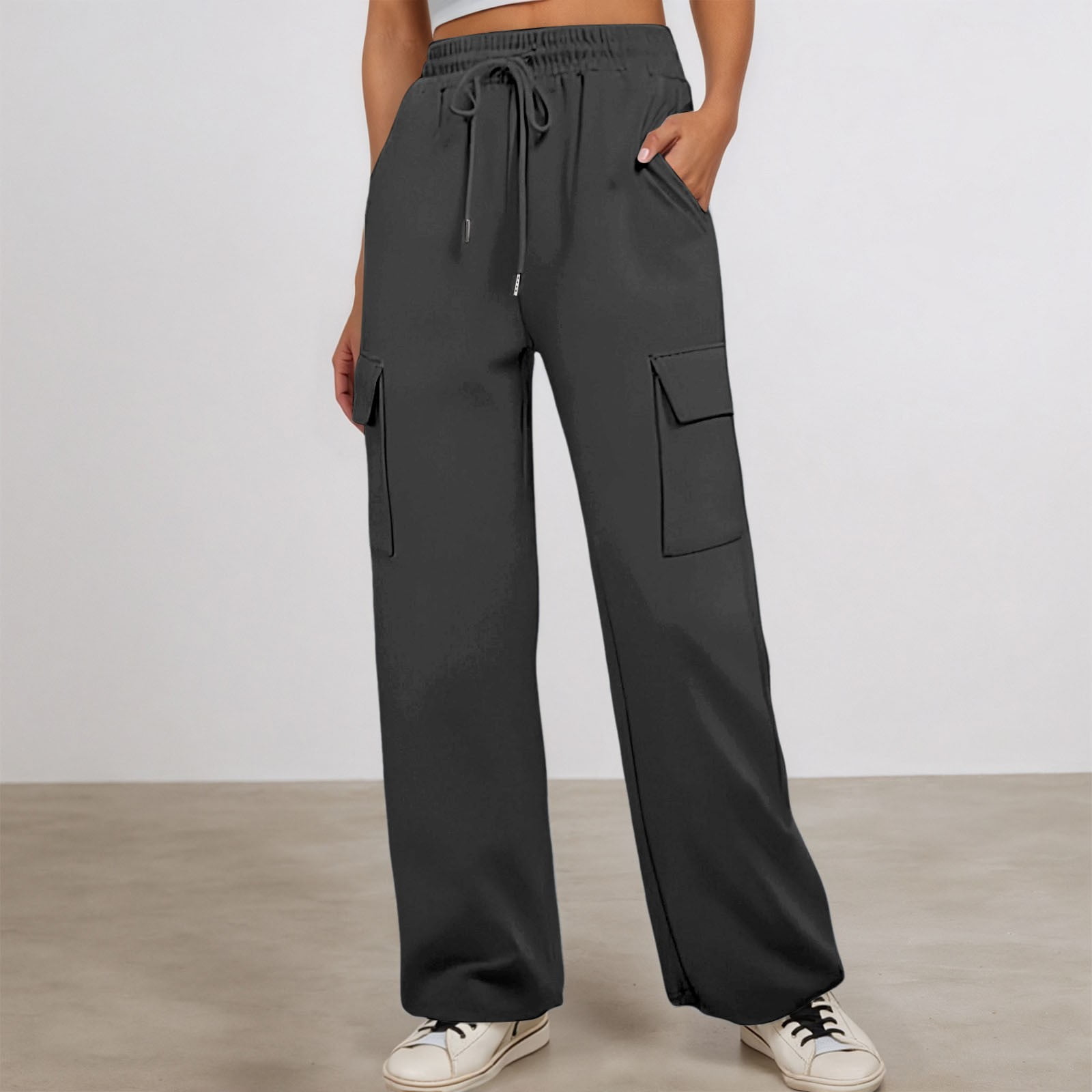 Click here for Tinz Womens Casual Pants High Waist Straight Leg T... prices