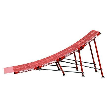Freshpark Ricky Johnson 102" Portable Moto Dirt Bike Jump Ramp ...