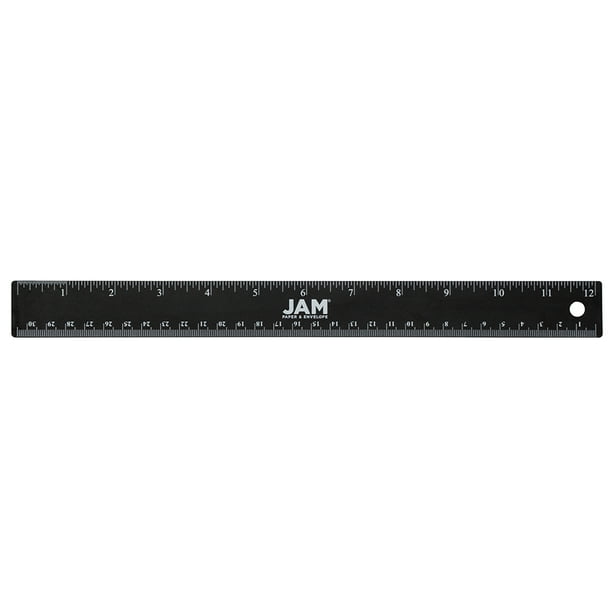 JAM Stainless Steel Ruler, 12 Inch, Metal Ruler with Non,Skid Cork ...