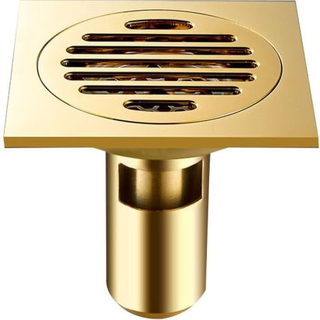 Deep Water Sealed Self-Absorbing Deodorant Floor Drain Brass Square ...