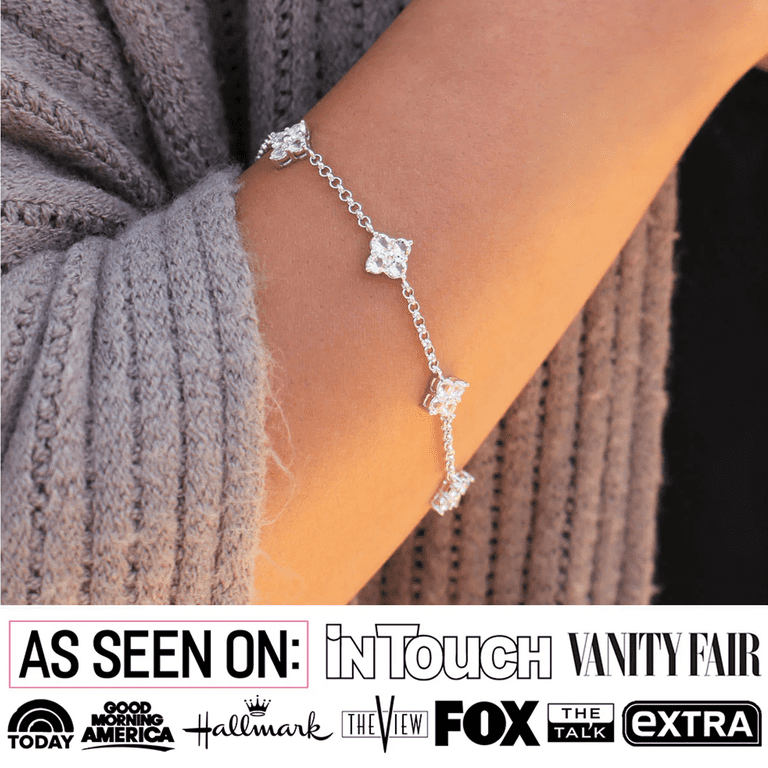 White gold crystal bracelet store
