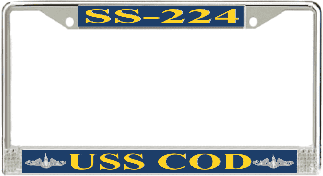 USS Cod SS-224 License Plate Frame - Walmart.com