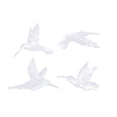 1 Set Hummingbird Shape Waterproof PVC Laser Adhesive Stickers ...