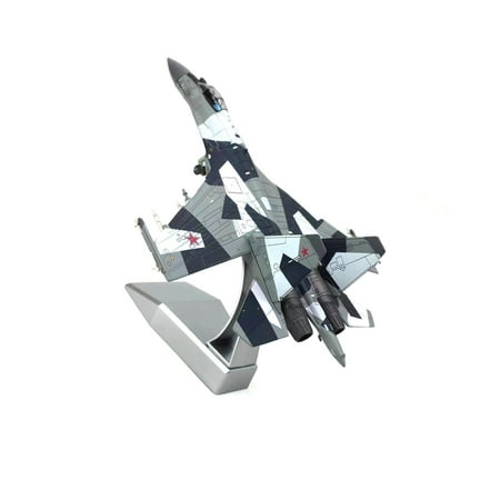 1/100 Scale SU-35 Fighter Airplane Diecast Model Sukhoi Su-35 with ...