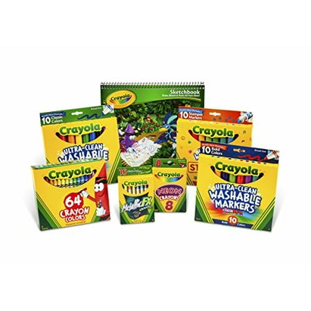 Crayola Drawing And Coloring Kit For Kids, Art Set, Gift, Ages 5, 6, 7 ...
