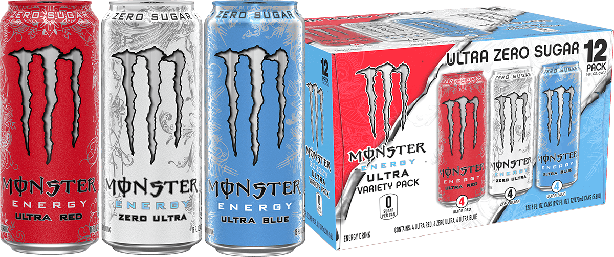 Monster Energy, Ultra VP 3, Red, White, Blue, 16 fl oz 12 Pk (Walmart ...