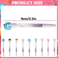 0.5mm Cute Quicksand Glitter Gel Pen, Kawaii Aesthetic Flowing Glitter ...