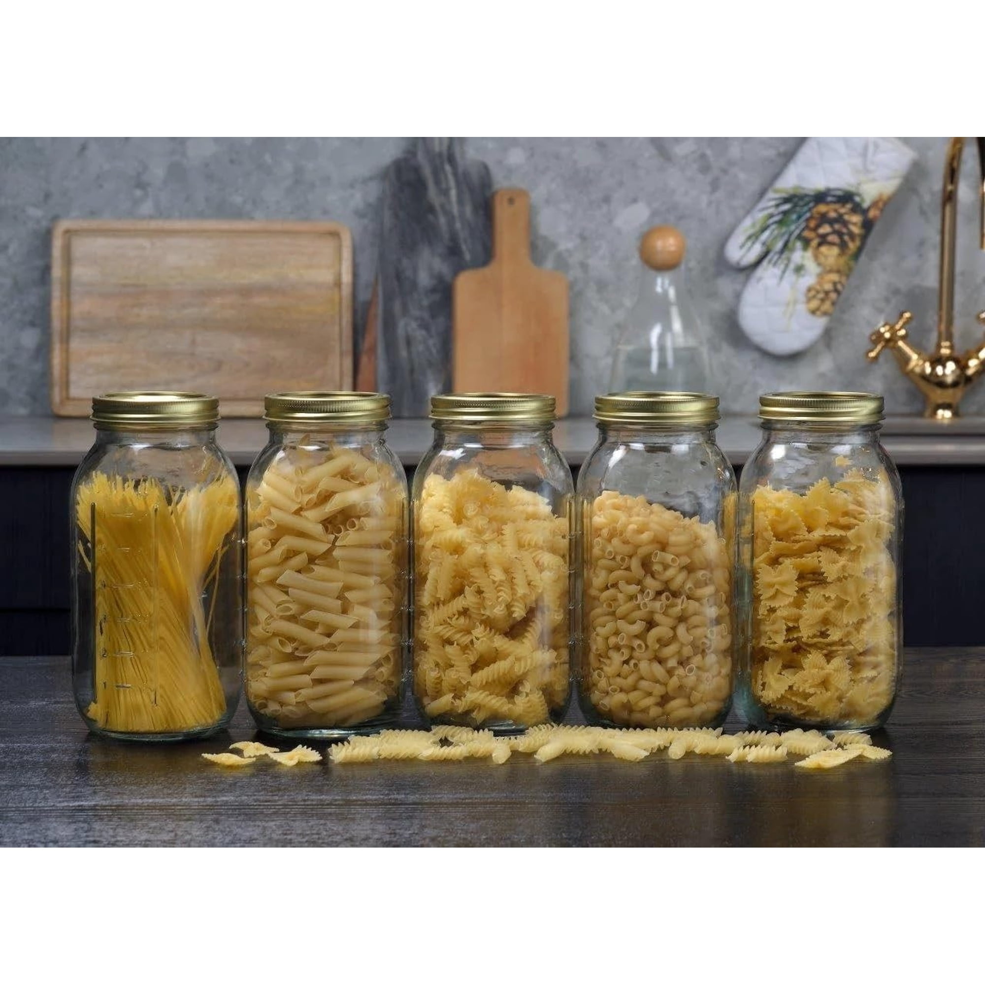 Click here for Fufafayo Half Gallon Canning Jars  Wide Mouth Glas... prices