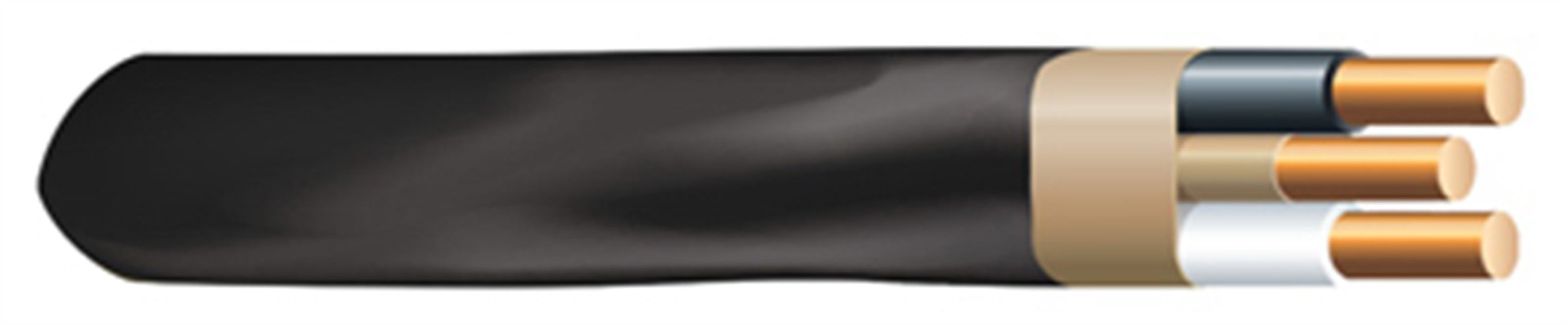 Non-Metallic Romex Sheathed Cable With Ground, Copper, 6/2, 125-Ft ...