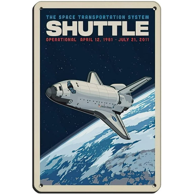 Retro Space Shuttle Posters