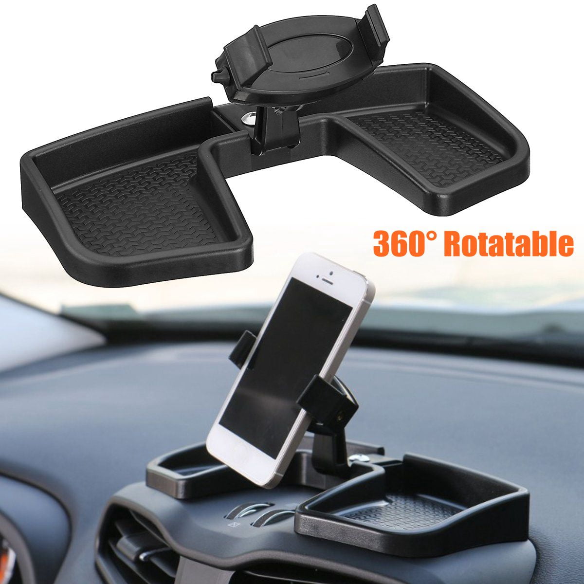 Universal Car Dash Phone 360° Rotate GPS Mobile Bracket Holder w ...