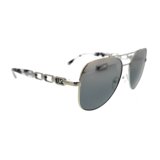 Michael Kors MK 1121 Metal Womens Aviator Sunglasses Silver 58mm Adult ...