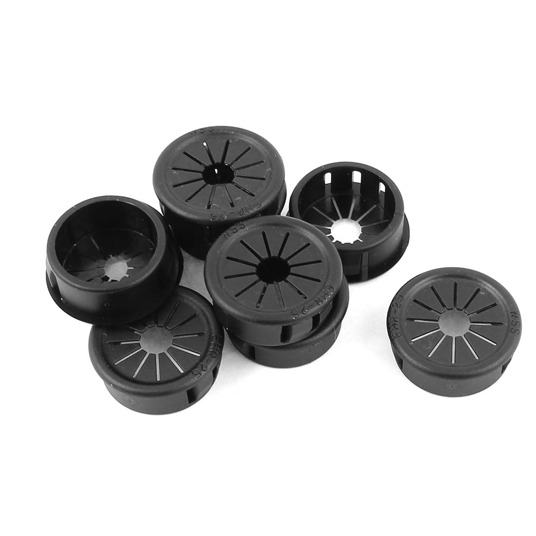 9pcs 25mm Mounted Dia Snap in Cable Hose Bushing Grommet Protector ...