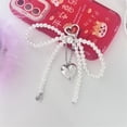 Giaone Personalized Bowknot Heart Phone Charm Keyrings Versatile Bag ...