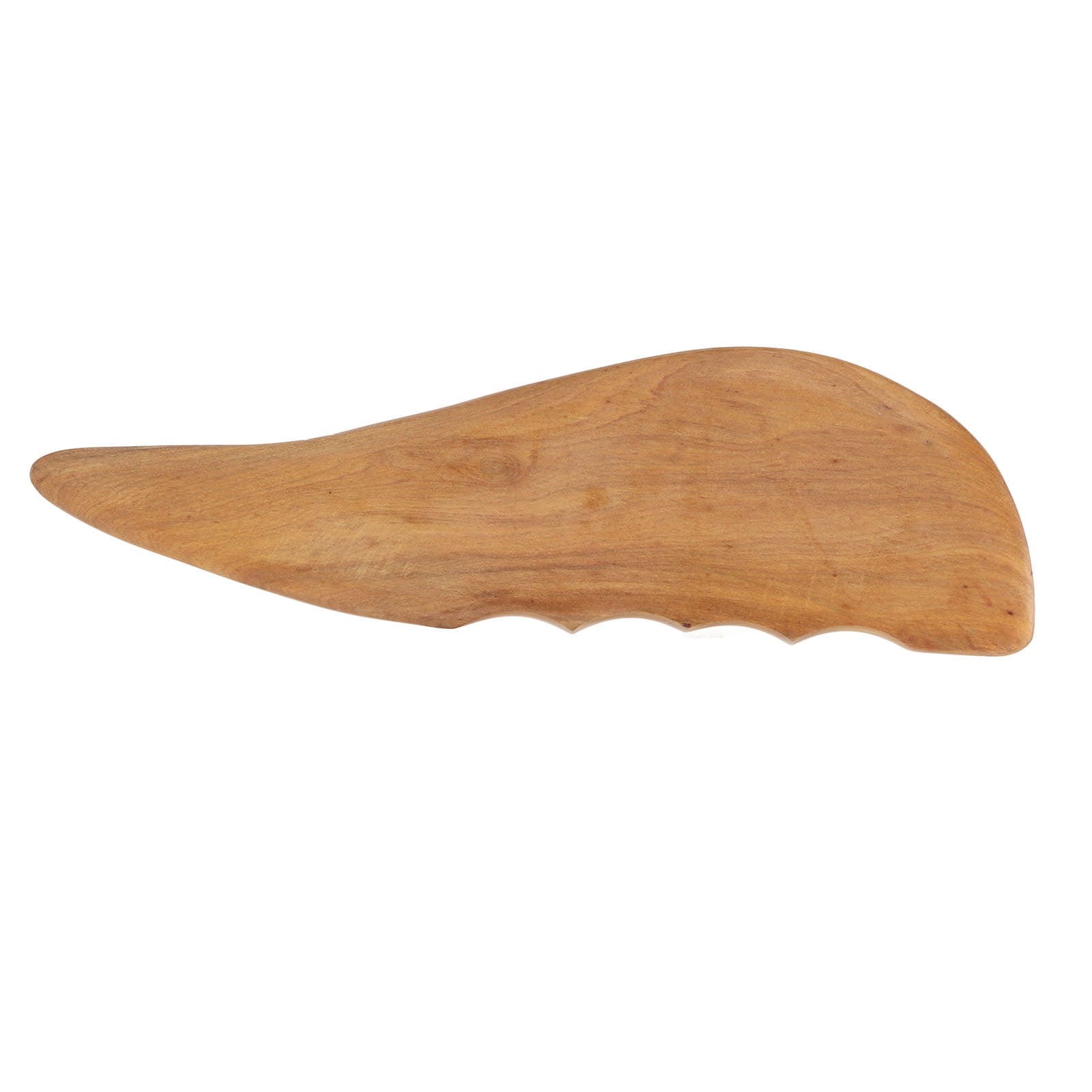 Tabla de madera Gua Sha con forma de hoz para masaje facial y corporal ...