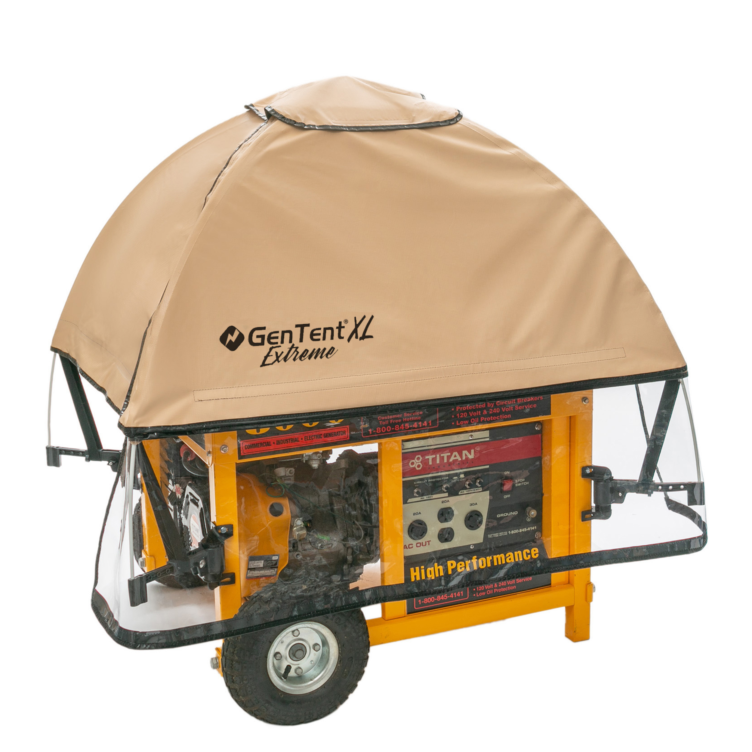 XL Generator Running Cover - Universal Kit (Extreme, Tan) - for Larger ...