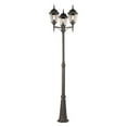 Maxim Poles Three Light 100-Inch Outdoor Post Light - Black - 1105BK ...