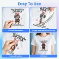 16Pcs 16 Styles Plastic Heat Transfer Film Logo Stickers Set for DIY T ...