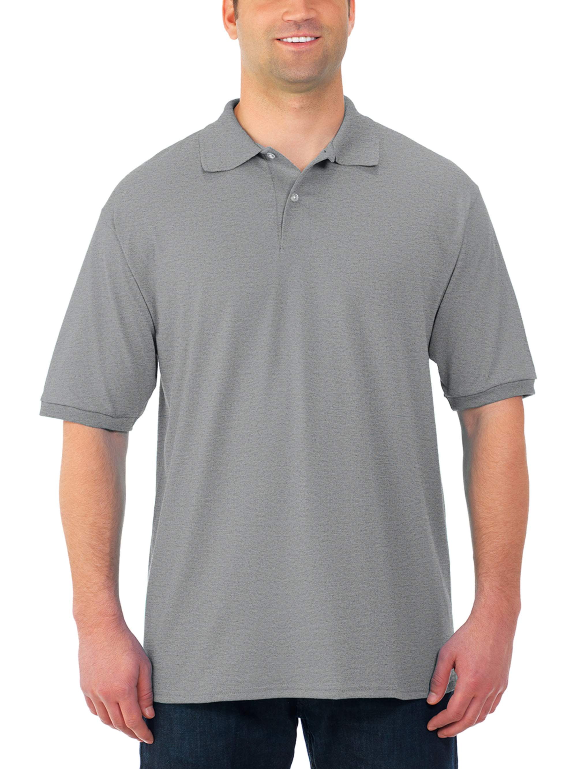 JERZEES - Jerzees Men's Spotshield Short Sleeve Polo Shirt - Walmart ...