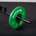 Titan Fitness 60in Farmers Walk Handles, Barbell Style Grip Farmers ...