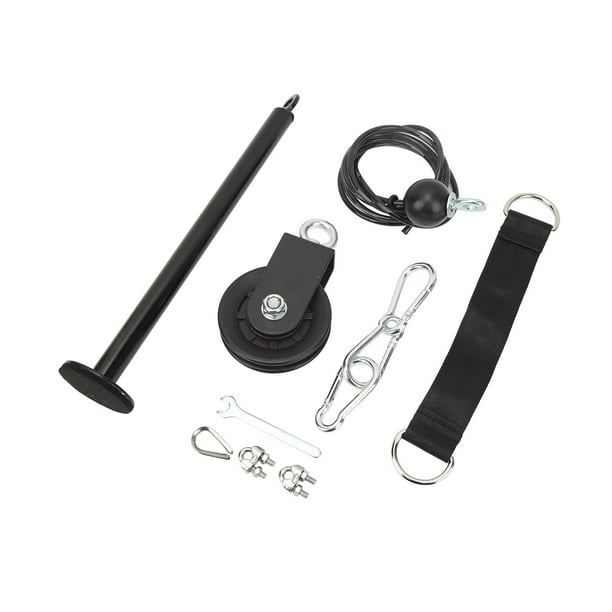 Cable Pulley System Gym, 2m Cable Workout Pulley System Safe Heavy Duty ...