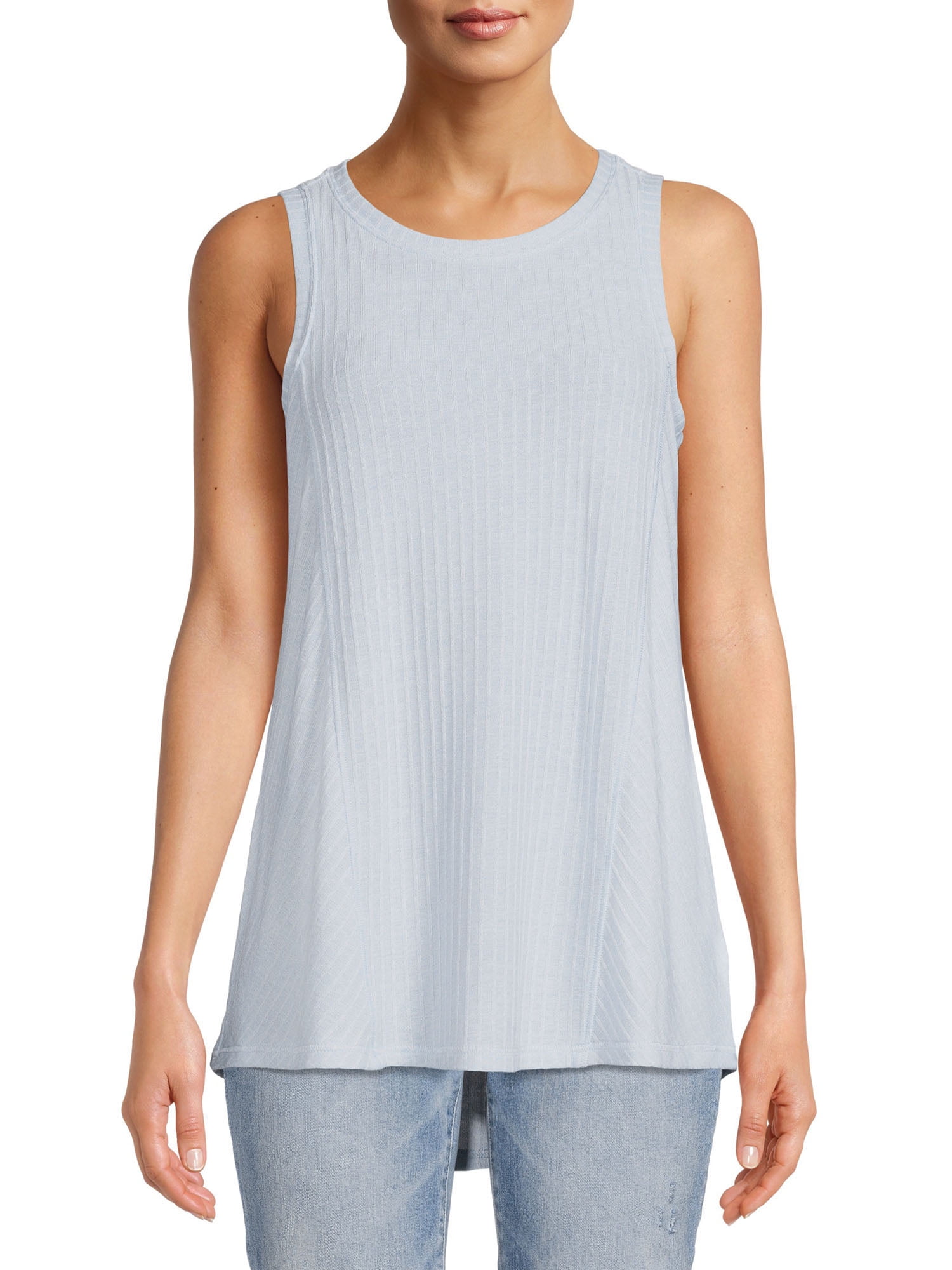 Time and Tru Women's Textured Tank Top - Walmart.com