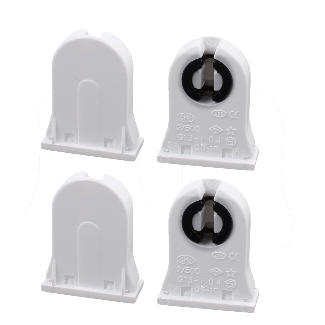 4pcs AC500V 2A G13-F04 T8 Light Socket G13 Base Fluorescent Lamp Holder ...