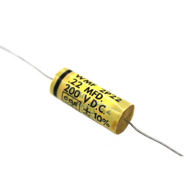 0.22uF 200V, Axial Film Capacitor - Walmart.com - Walmart.com