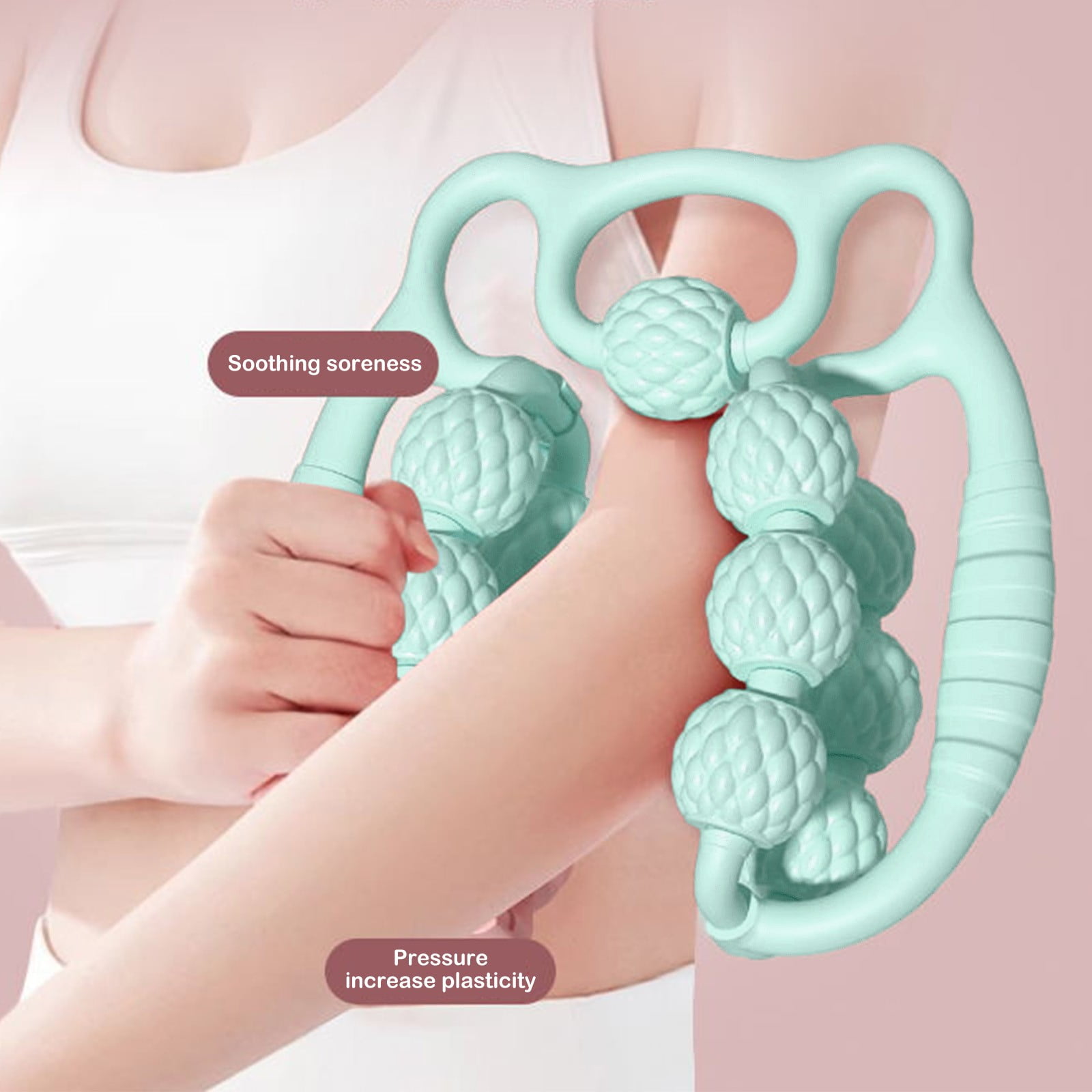 Double Rows Ring Clamp Leg Massagers Eliminates Muscle Kneading ...