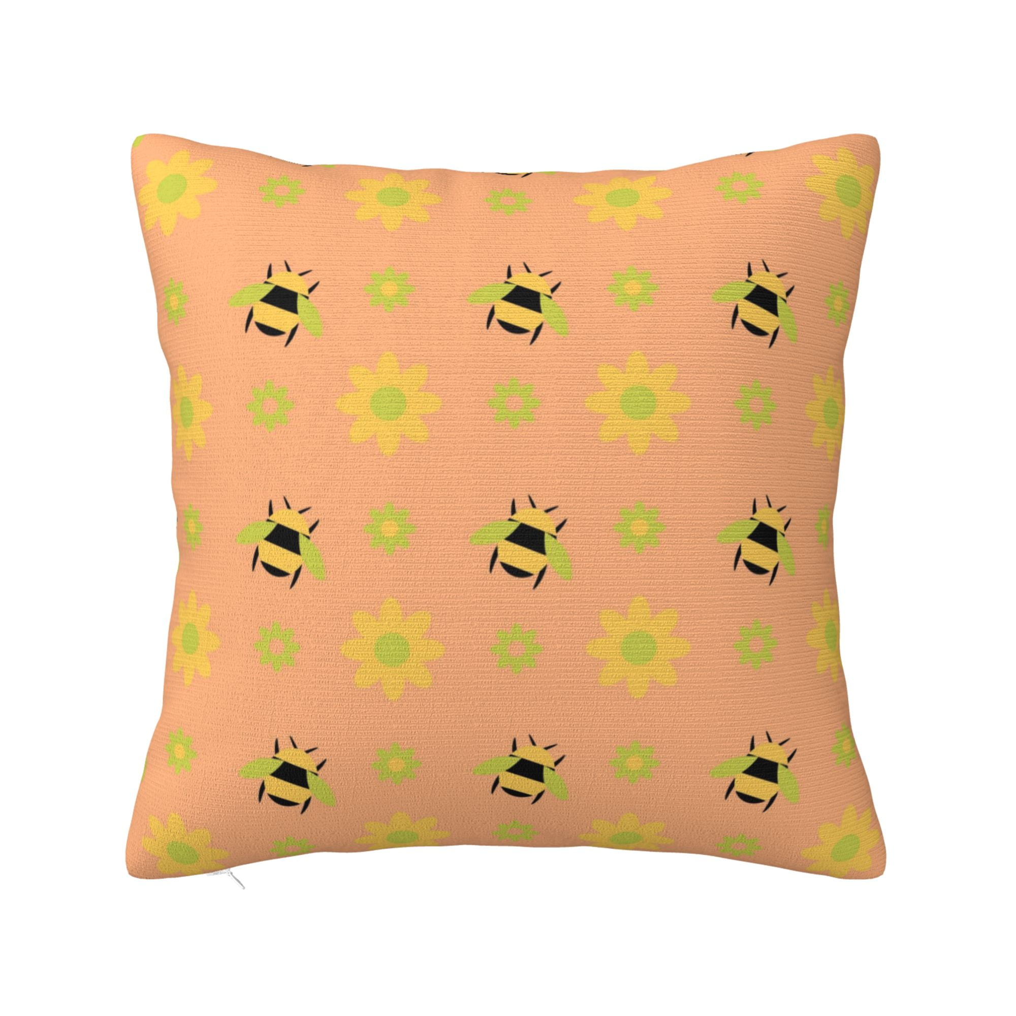 ZICANCN Bee A Bug Gift Decorative Throw Pillow Covers , Couch Sofa ...