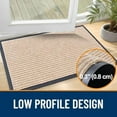 Front Door Mat Indoor Outdoor Entrance, Waterproof Heavy Duty Doormat ...