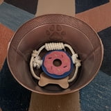 BREKX Home + Party Metal Dog Toy Box with 3 Dog Toys, For Aggressive ...