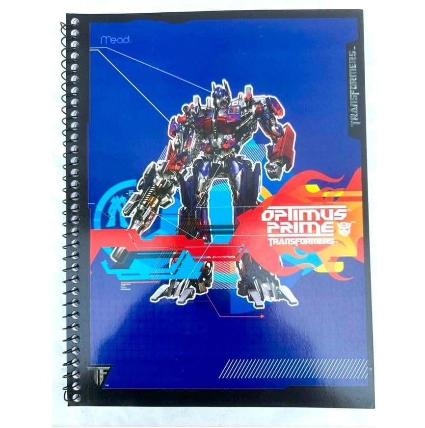 Transformers Optimus Prime Spiral Notebook - Walmart.com