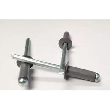Mill 3/16" Large Head Tri-Fold Exploding Aluminum Mandrel Pop Rivets 25 ...