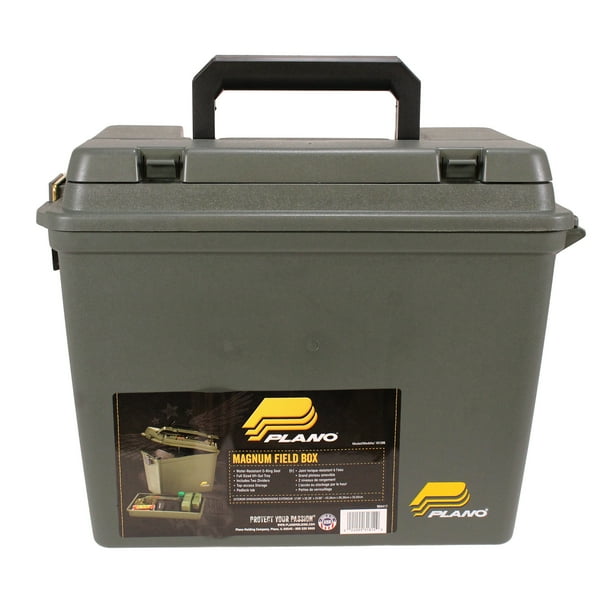 Plano Magnum Field Ammunition Storage Box with Lift Out Tray/Dividers ...