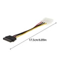 4Pin to 15Pin Female Power Converter Adapter Cable Power 15p to 4p ...