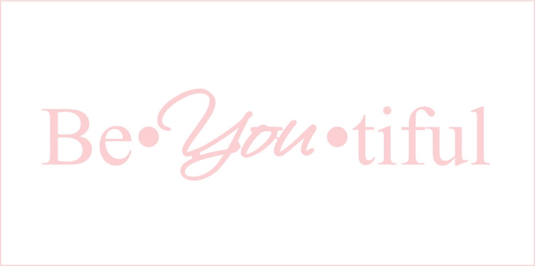 Decal,gift be you,body positive sticker beautiful sticker BeYOUtiful ...