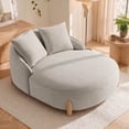 ReNest 49.6" W Oversized Chaise Lounge, Extra Large Upholstered Chaise ...