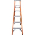 Simpli-Magic 6' Foldable Heavy Duty Fiberglass Step Ladder, Multi-Task ...