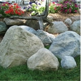 CrystalClear TrueRock Fake Fiberglass Rock, Medium, Greystone, 27 x 21 ...