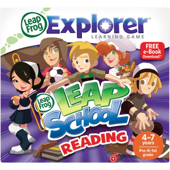 LeapFrog Explorer Game Cartridge: LeapSchool Reading, No - Walmart.com ...