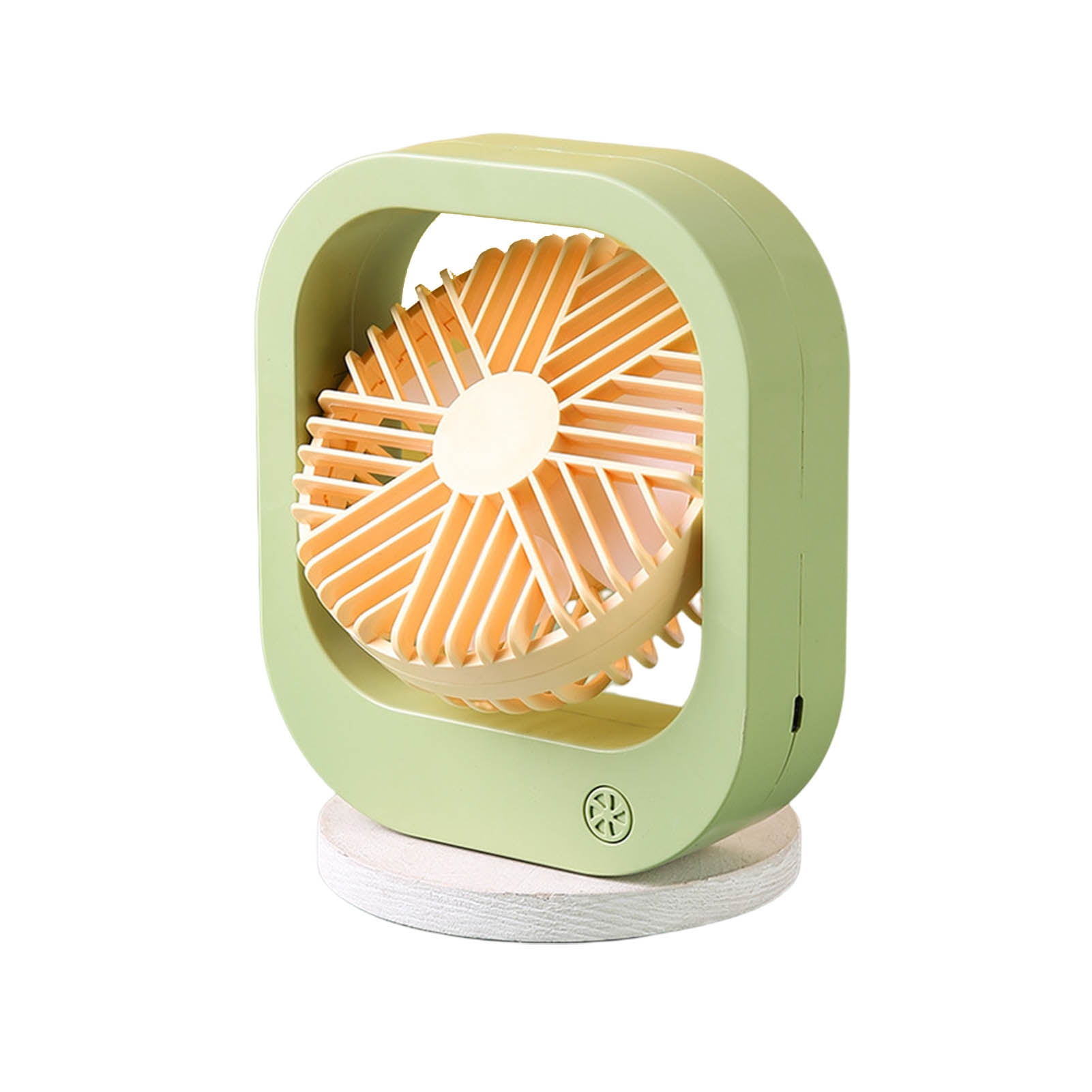 Lomubue USB Charging Fan Adjustable Air Outlet 2-Gear Wind Small Desk ...