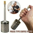 Portable Stainless Steel Coffee Infuser - Press Type Travel Coffee ...