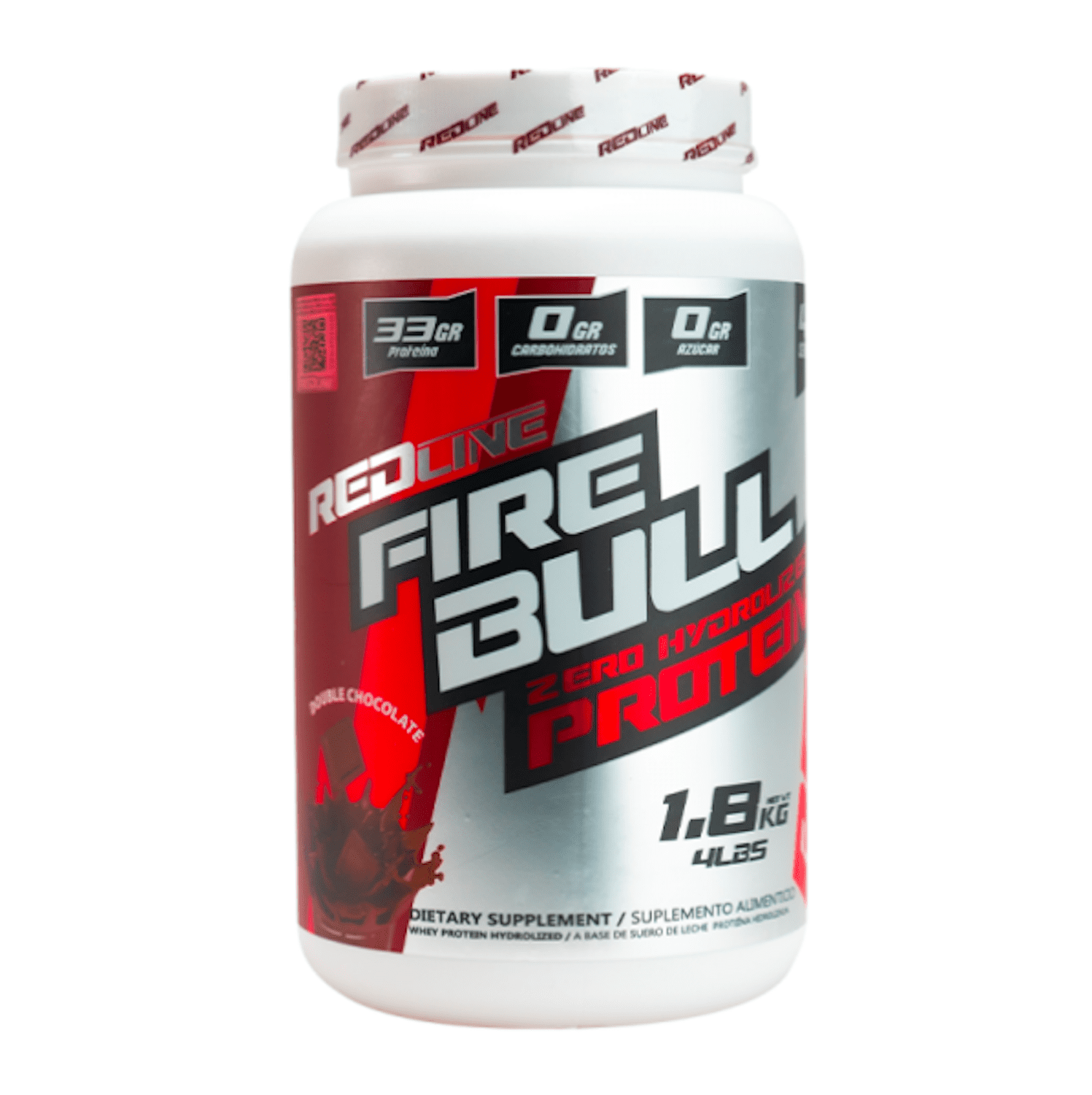 Redline Proteina Zero Fire Bull Doble Chocolate 1.8kg rojo Regular Red ...